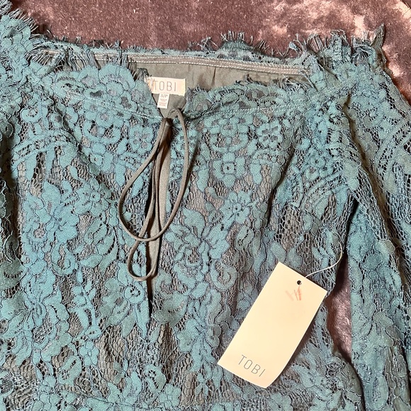 Tobi | Dresses | Toby Emerald Green Romper | Poshmark